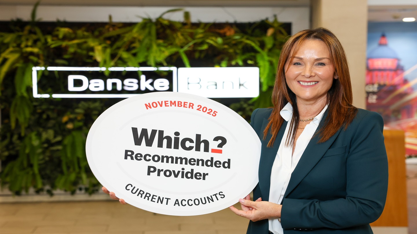 Danske Bank named Which? Recommended Provider